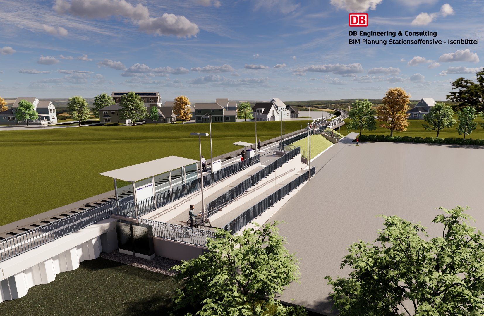 Bahnhalt soll bis Jahresende fertig sein: Die neue Station Isenbüttel ...